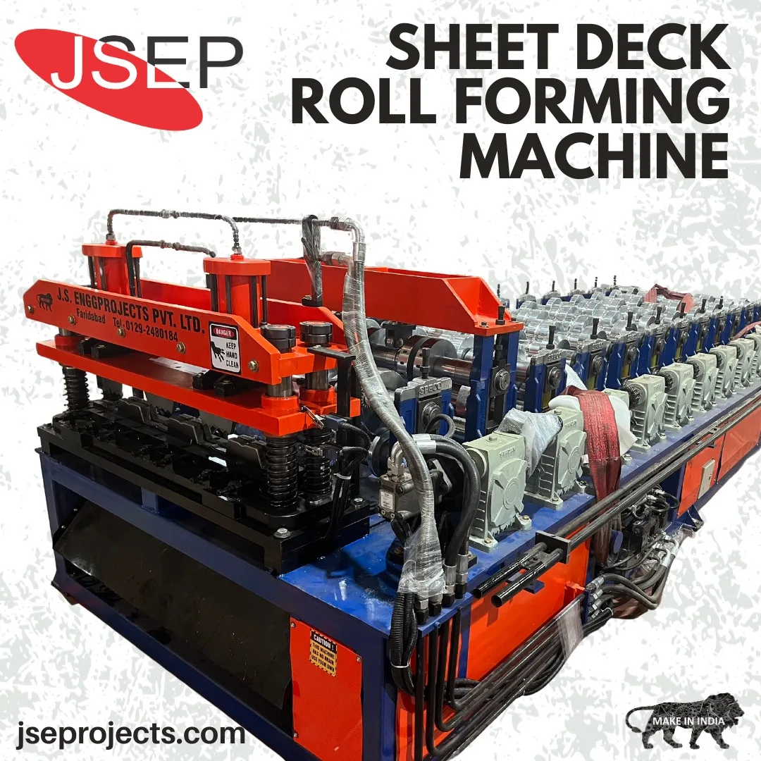 Metal Floor Deck Roll Forming Machine | Deck Profile Machine
